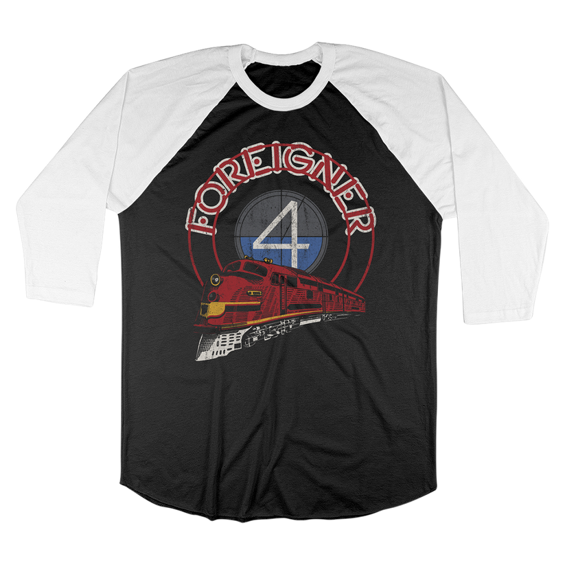 Train Raglan - Black/White – Foreigner