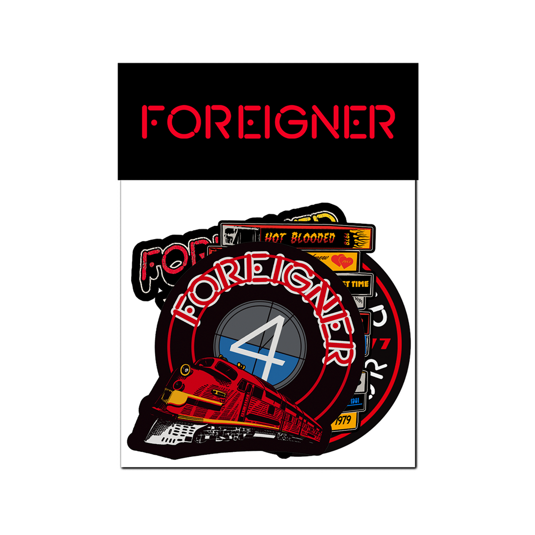 World Tour Sticker Pack – Foreigner