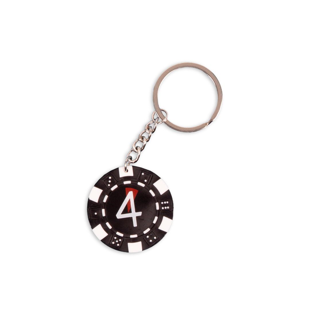 "4" Poker Chip Keychain – Foreigner