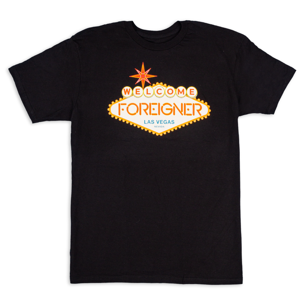 Vegas Sign Tee – Foreigner
